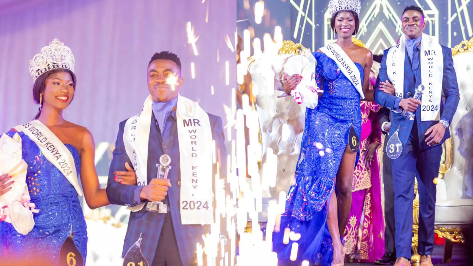 Teddy Rossiter And Grace Ramtu crowned Mr And Miss World Kenya 2024